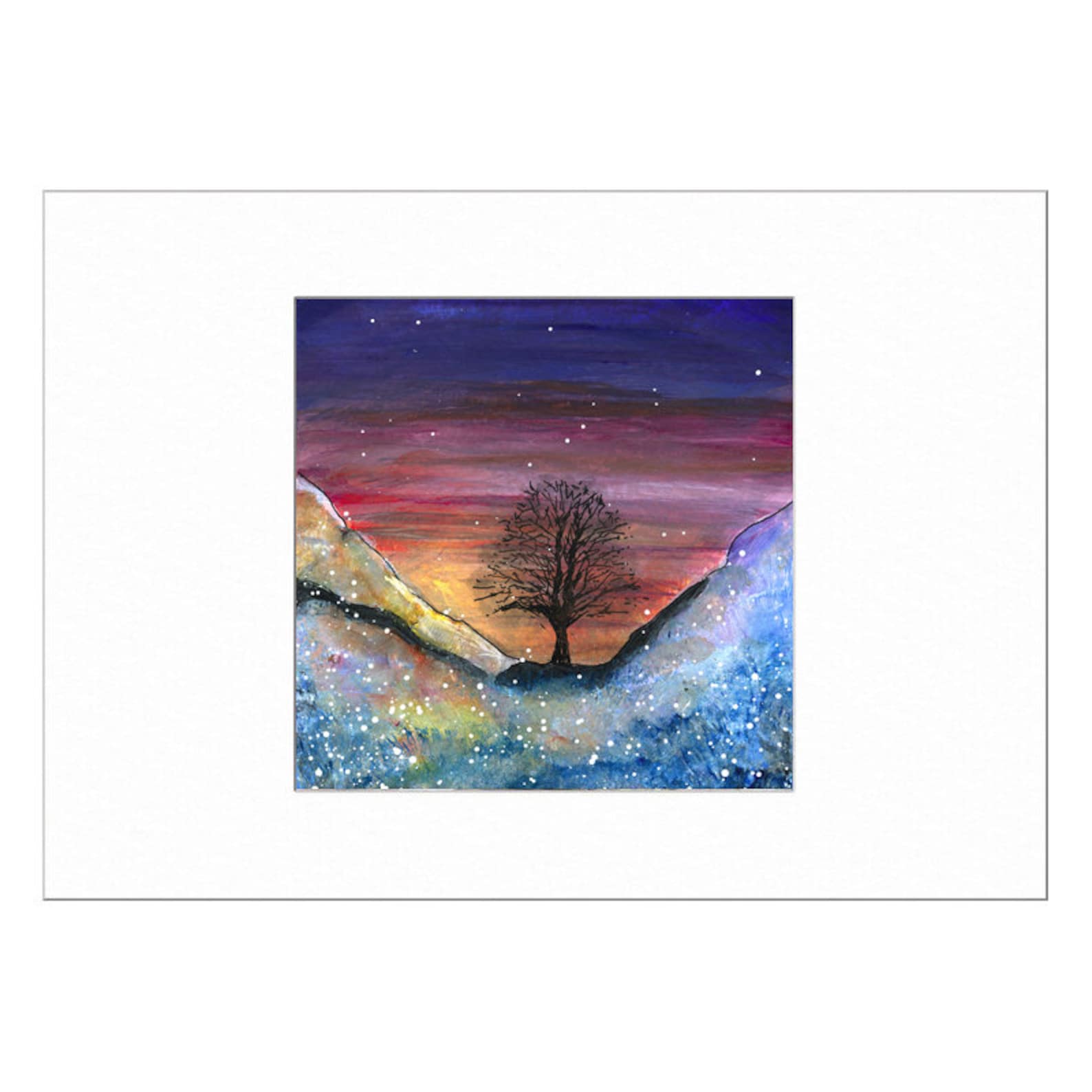 Sycamore Gap Limited Edition Print Northumberland Tree Near - Etsy UK
