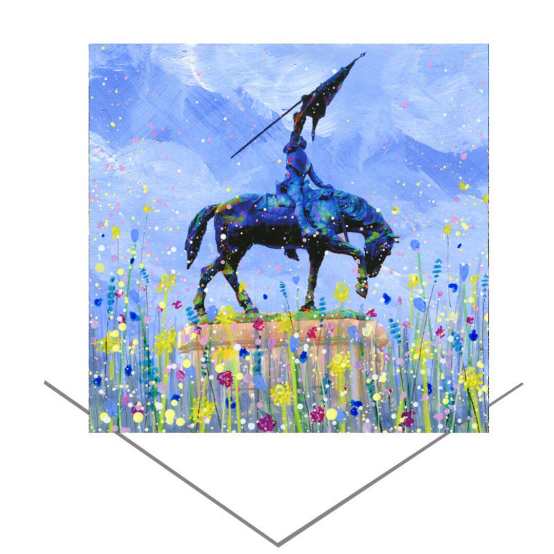1514 Memorial, Hawick Hand Made Greeting Card Scottish Borders Art Card ...