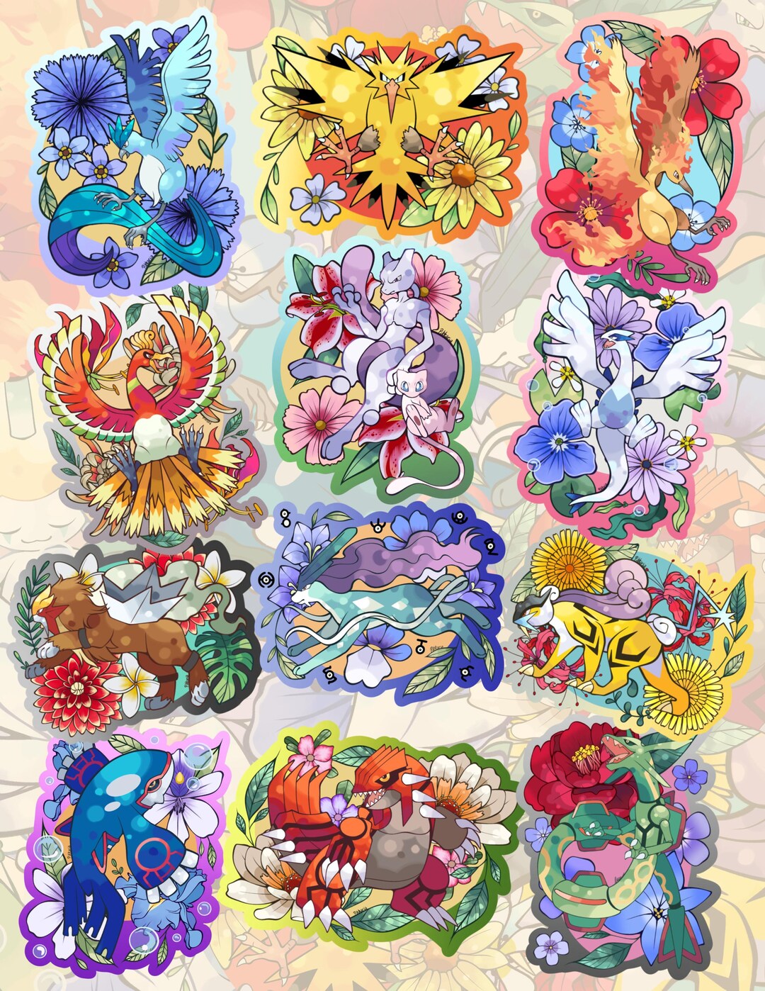 Legendary Stickers - Etsy