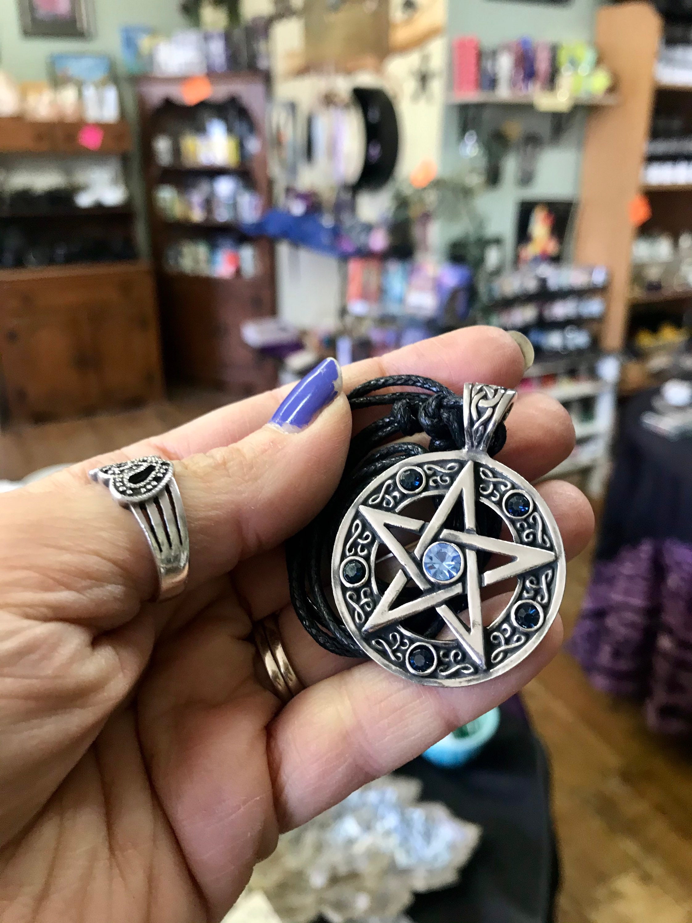 Pentacle Magick Amulet~ Blue Power - Etsy