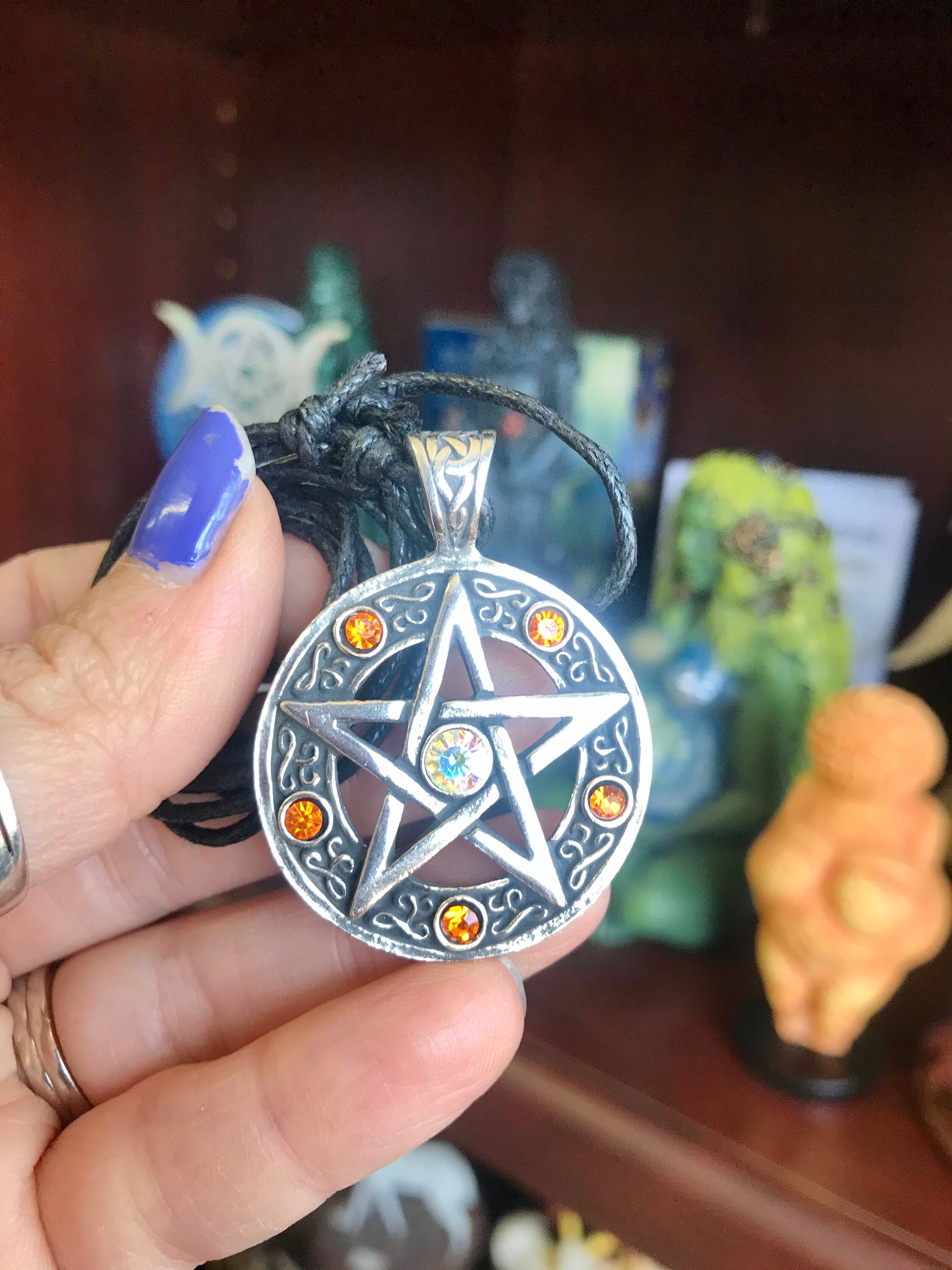 Pentacle Magick Amulet~orange Power - Etsy