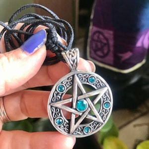 Pentacle Magick Amulet~ Sea-blue Power - Etsy
