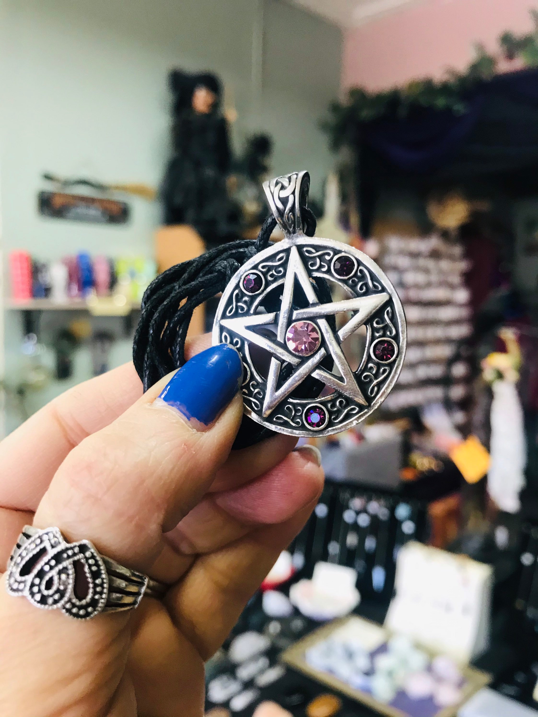 Pentacle Magick Amulet~ Purple Power - Etsy