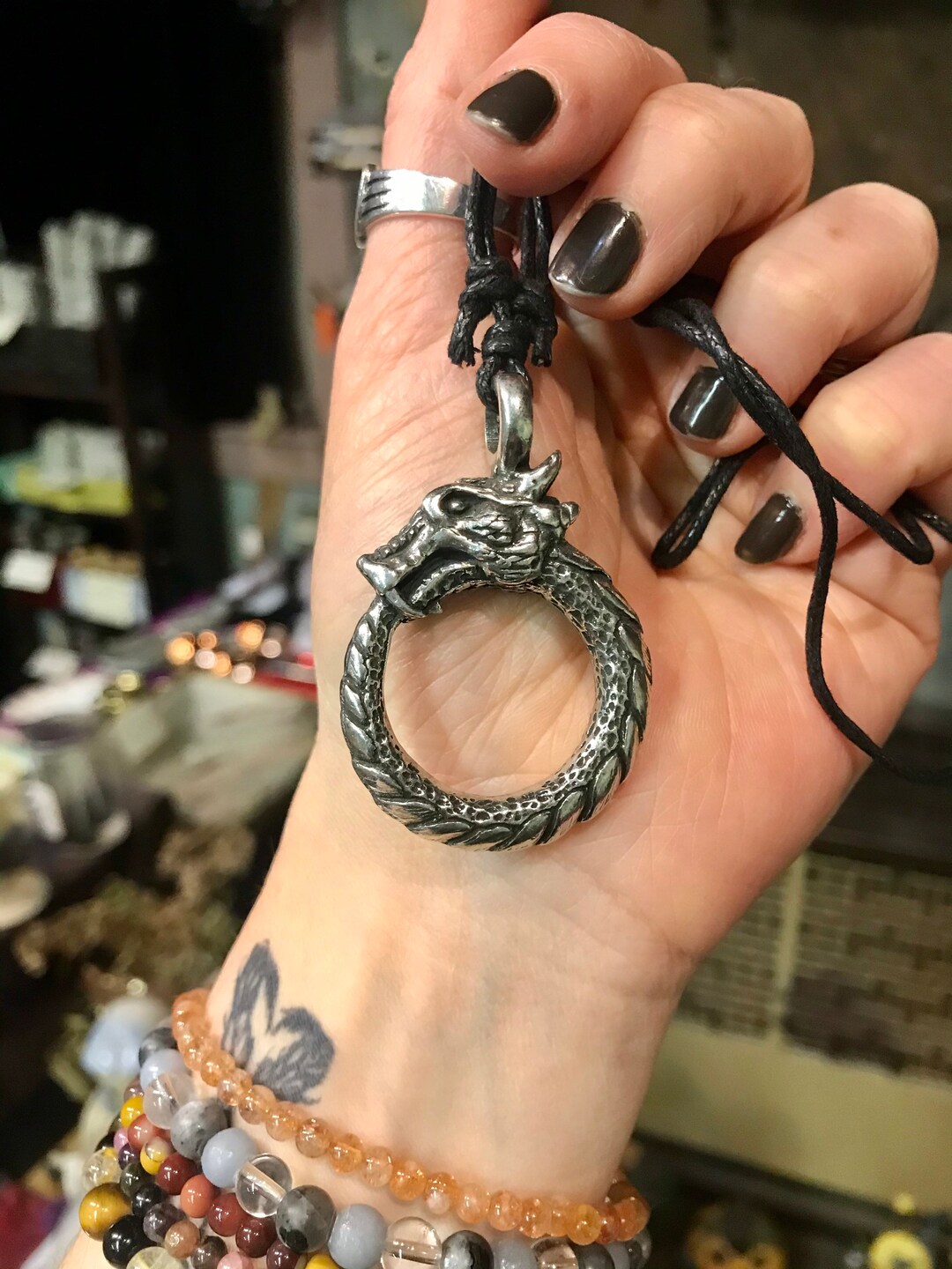 Dragon Ouroboros Amulet~ Spirit of Eternal Fire - Etsy