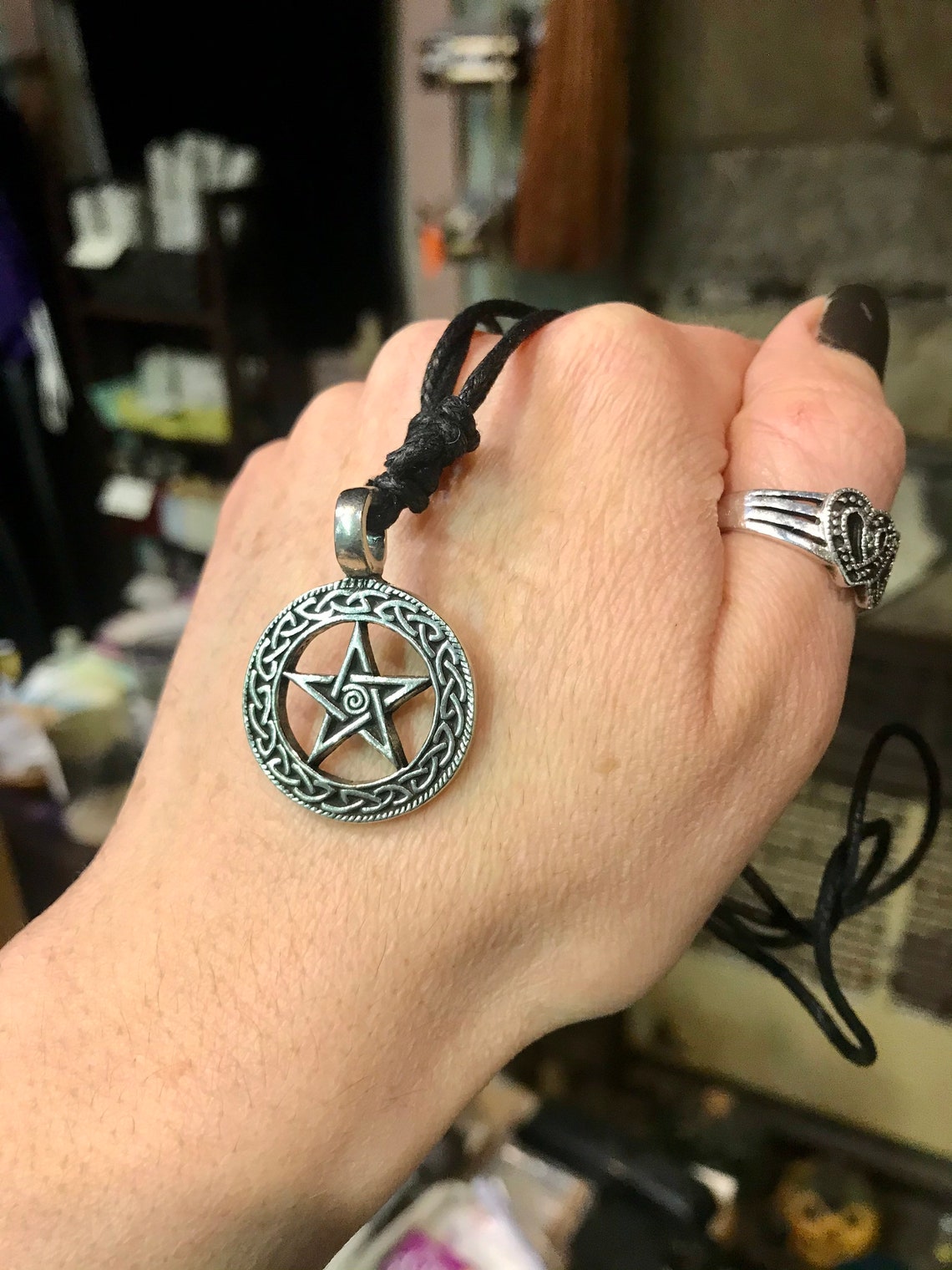 Knot Work Pentacle Amulet Celtic Power - Etsy UK