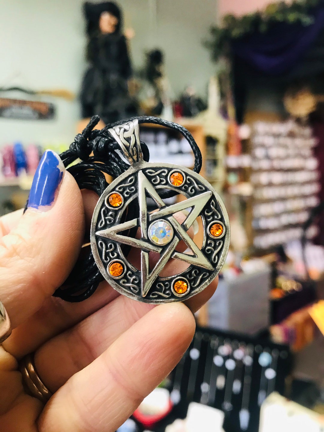 Pentacle Magick Amulet~orange Power - Etsy