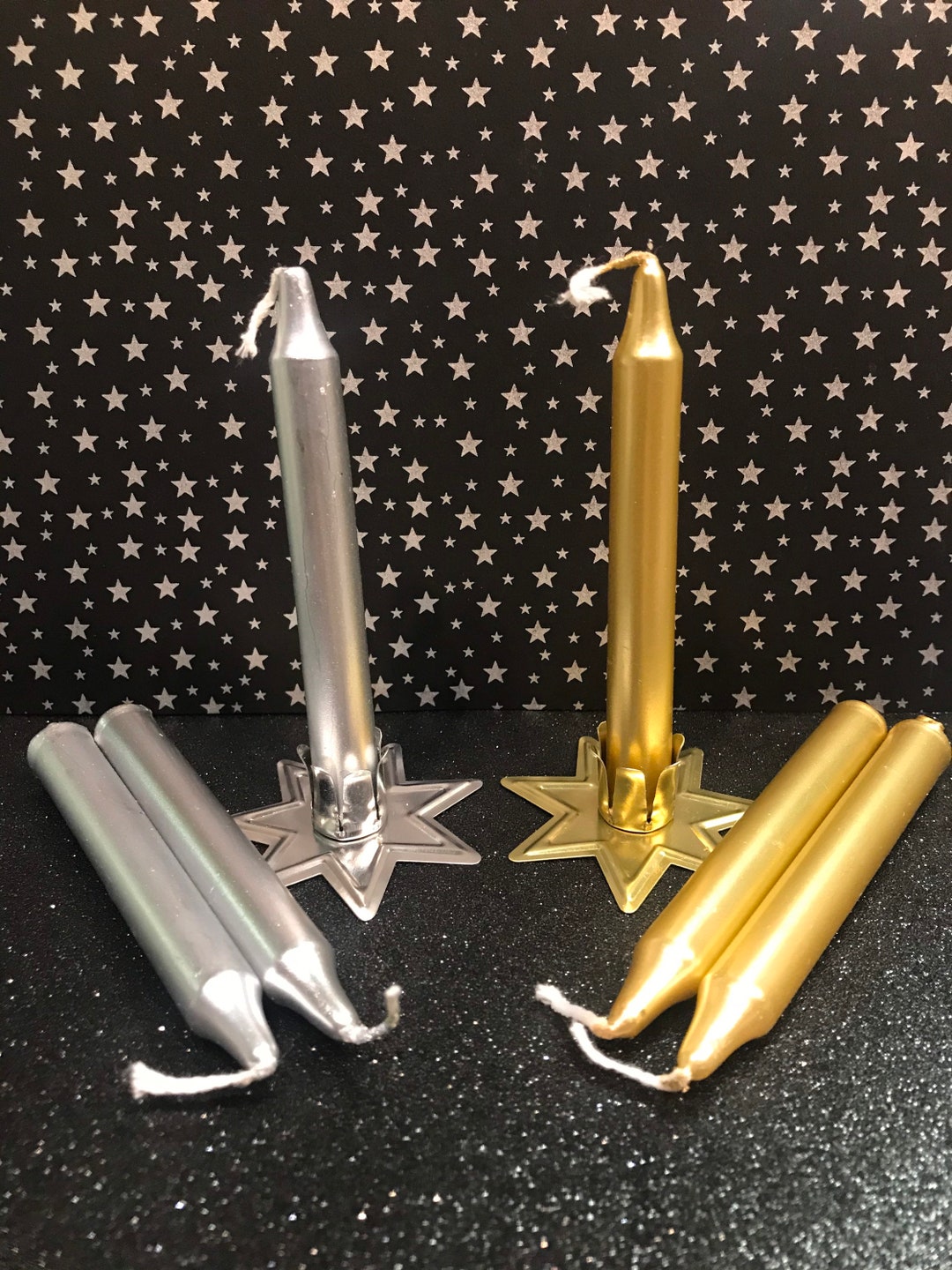 Silver and Gold Candle Magick Set - Etsy