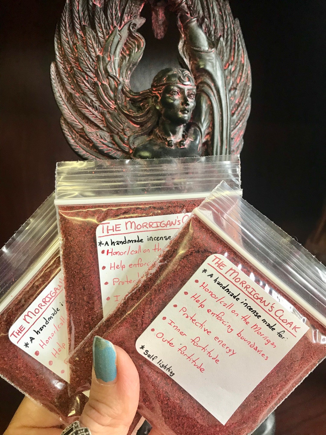 The Morrigans Cloak Incense - Etsy