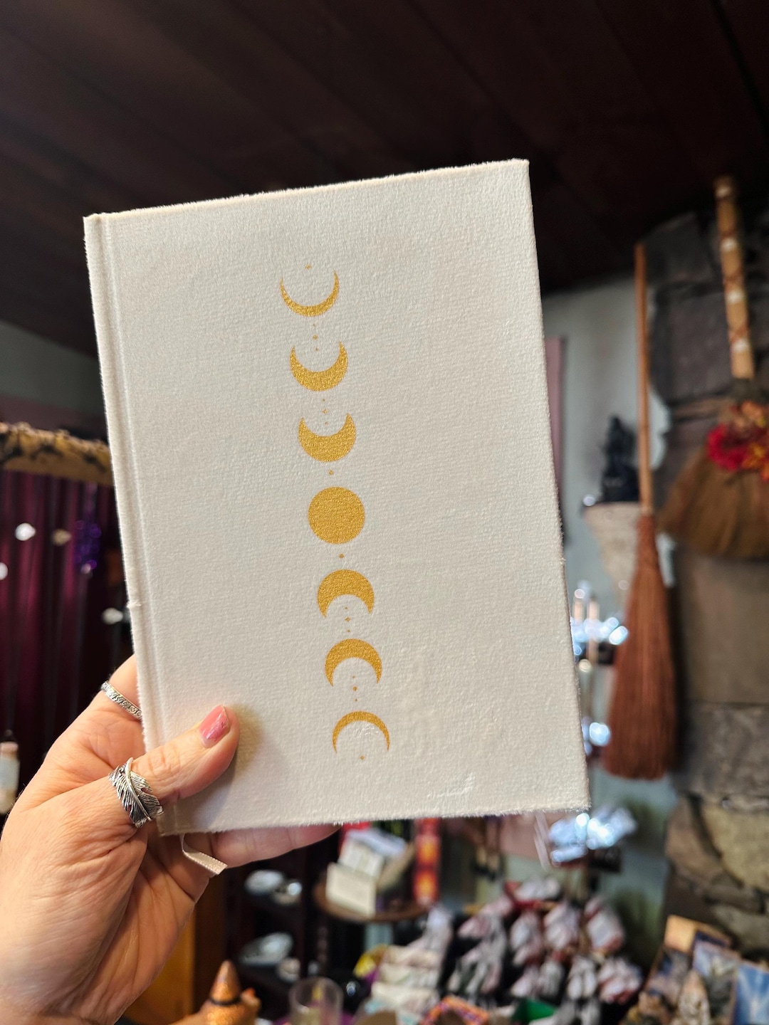 Magical Moon Book of Shadows, Blank Journal~ - Etsy
