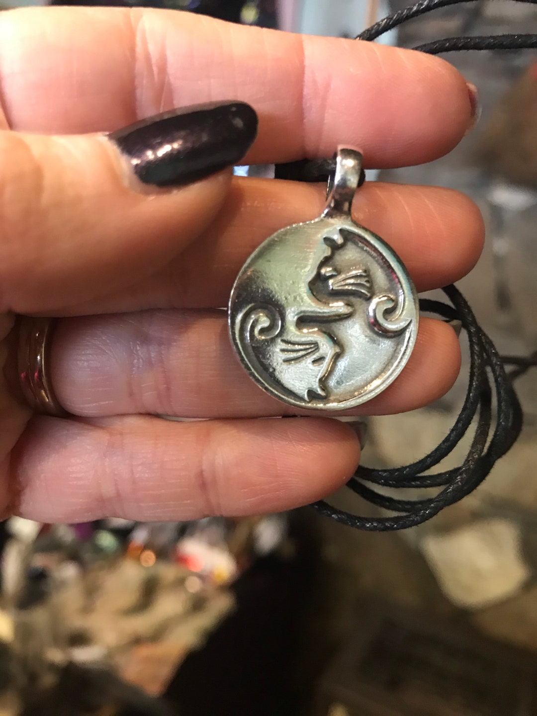 Kitty Cats Yin Yang Amulet - Etsy