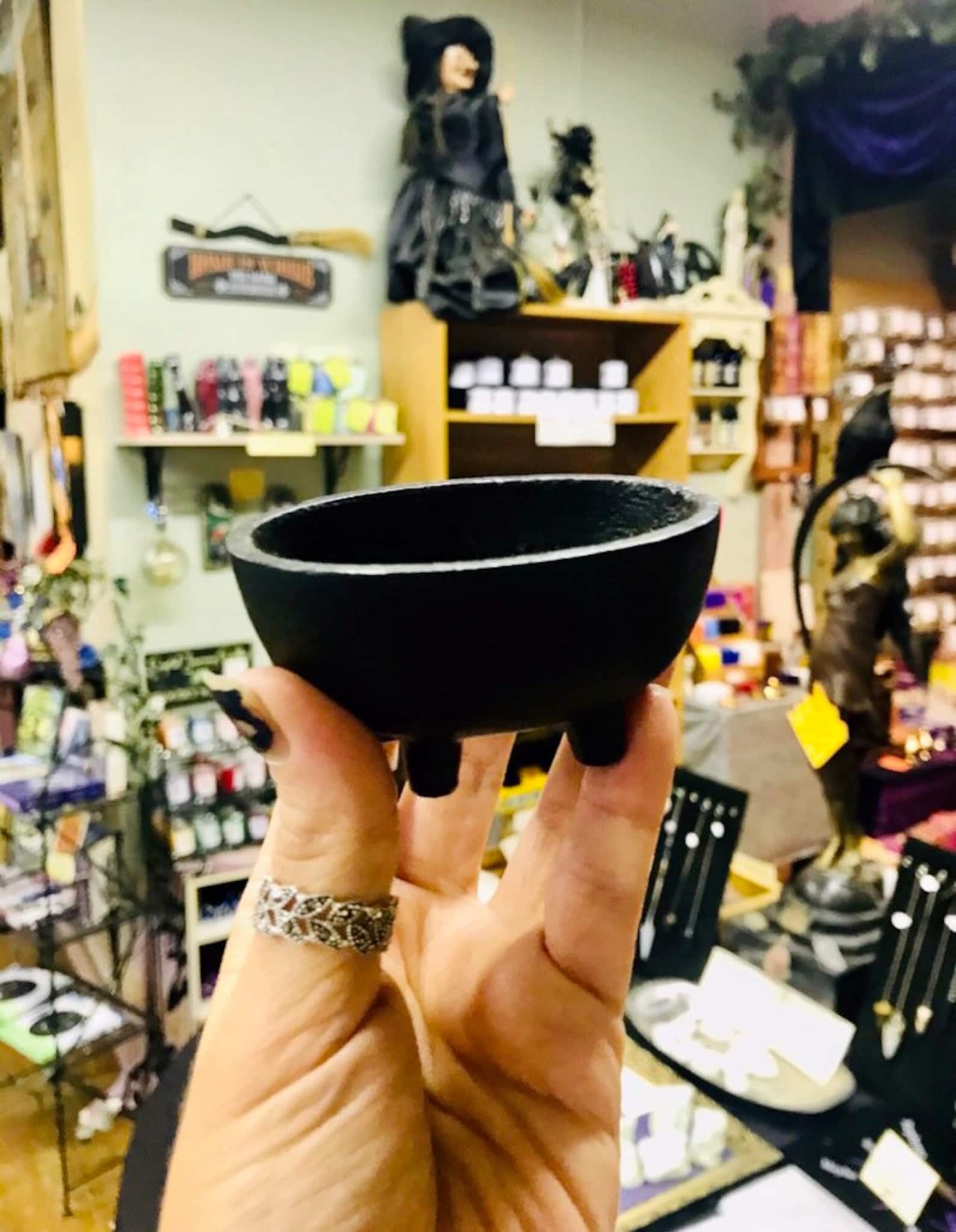 Mini Cast Iron Cauldron Set - Etsy
