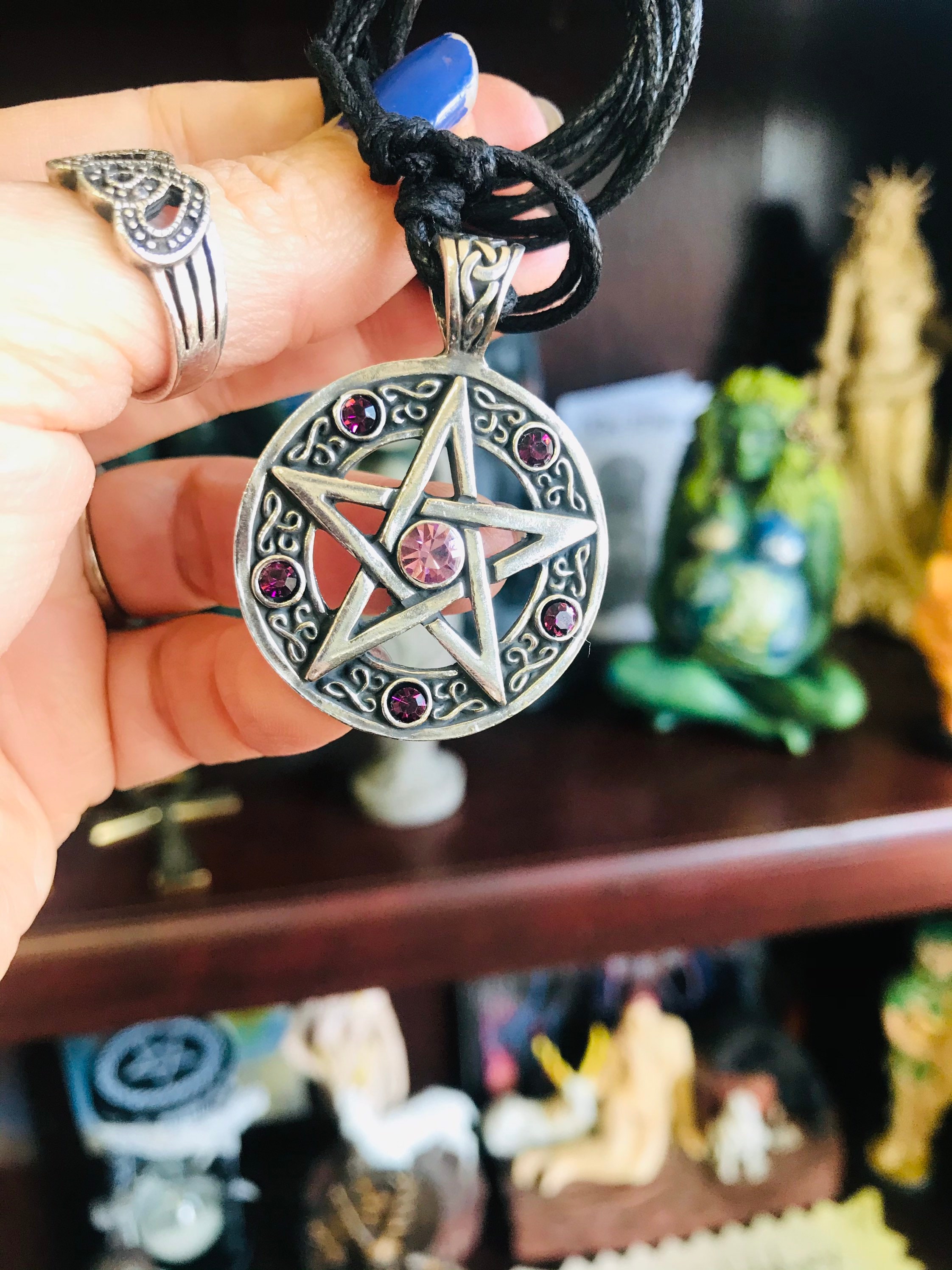 Pentacle Magick Amulet~ Purple Power - Etsy