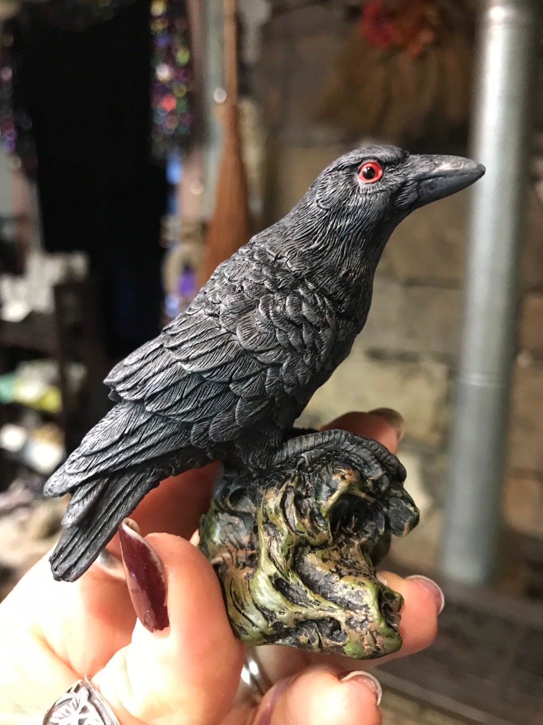 Altar Crow/raven Statue - Etsy