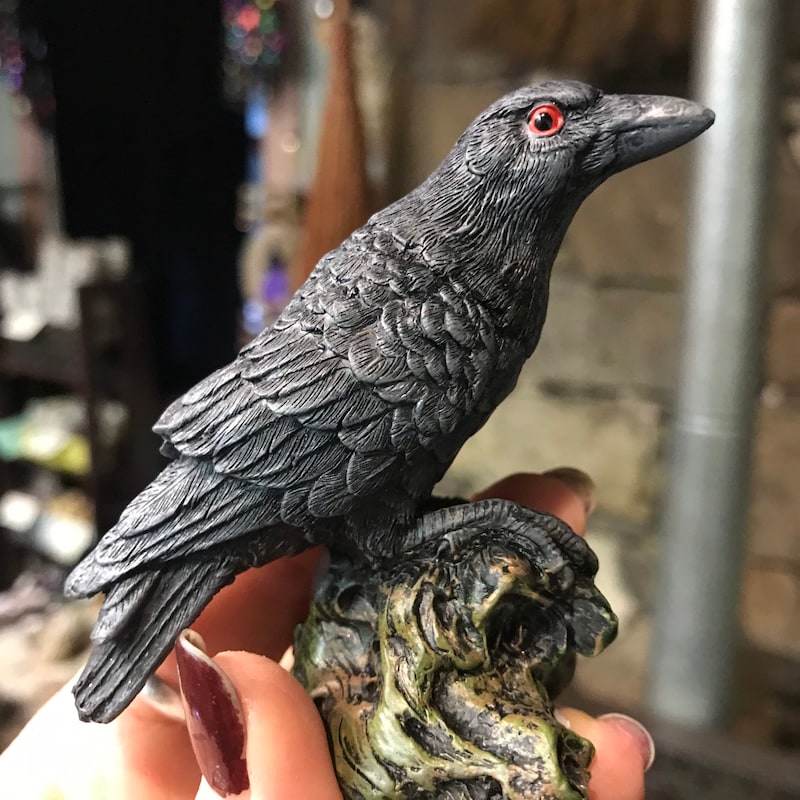 Crow Figurine - Etsy
