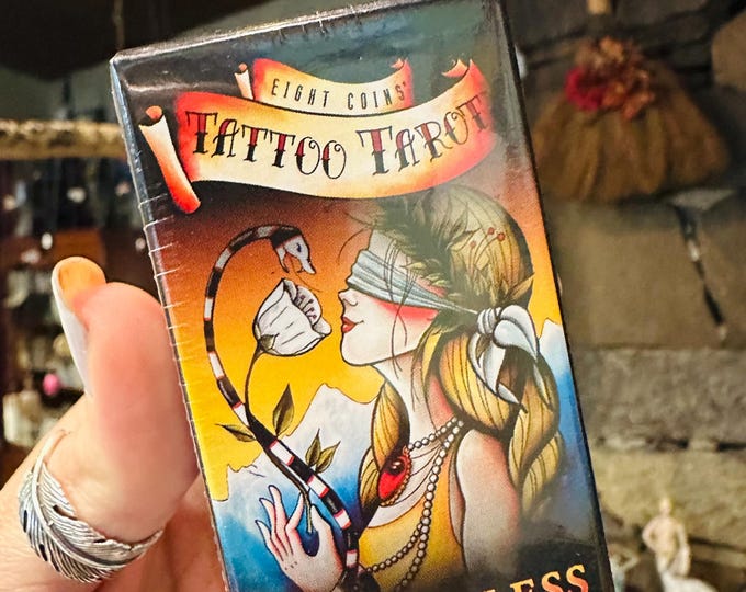Eight Coins Tattoo Tarot~ Mini Edition, Borderless, Brand New - Etsy