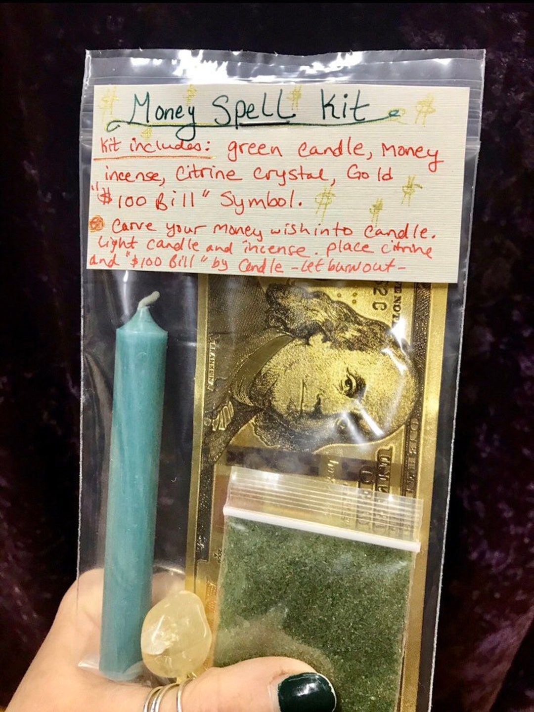 Money Spell Kit - Etsy