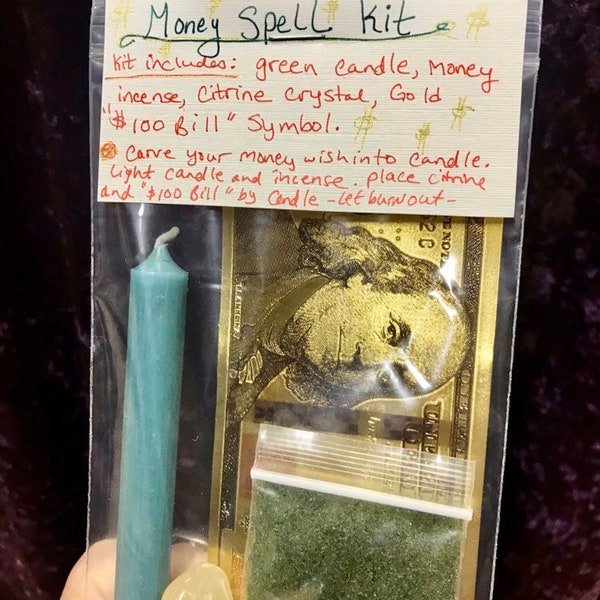 Money Spell - Etsy