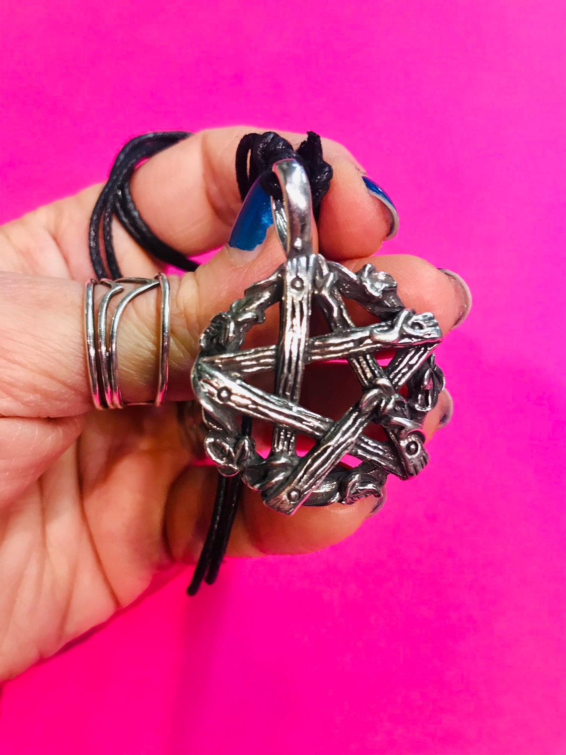 Woven Branches Pentacle Amulet Greenwitch Magick | Etsy