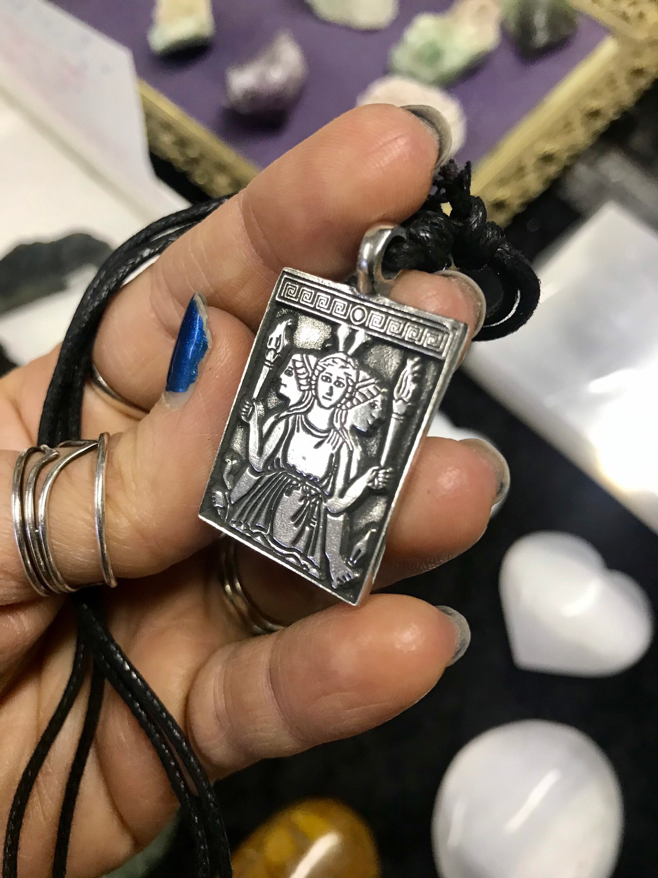 Hecate Amulet Queen Of The Witches Etsy