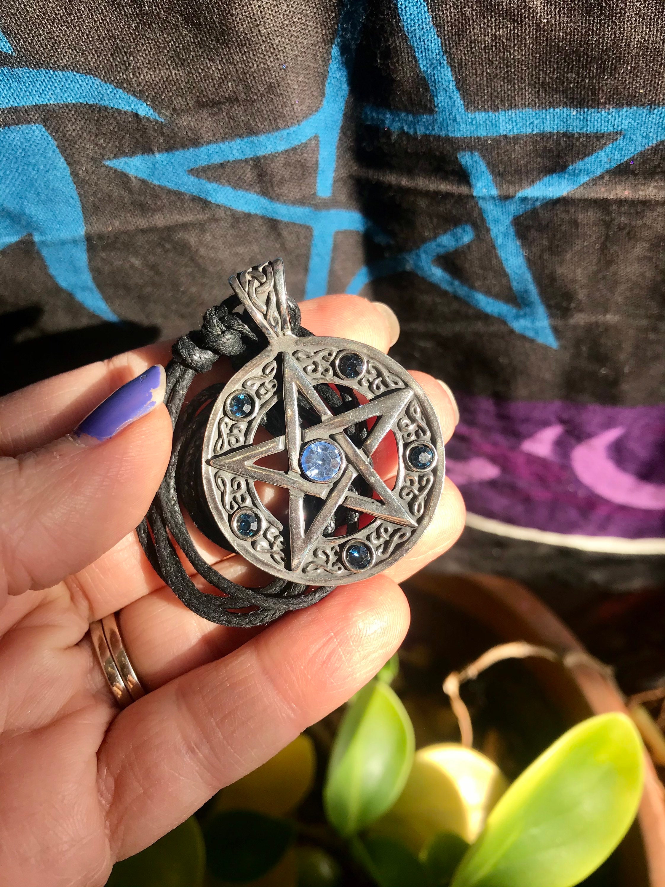 Pentacle Magick Amulet~ Blue Power - Etsy