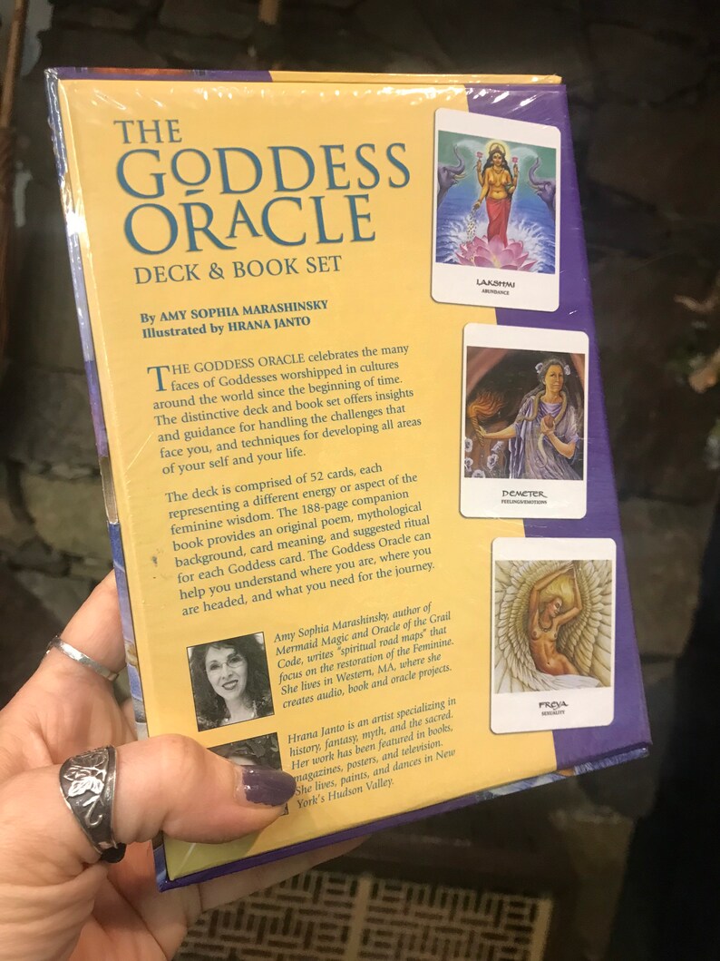 The Goddess Oracle Deck and Book Set, Brand New - Etsy