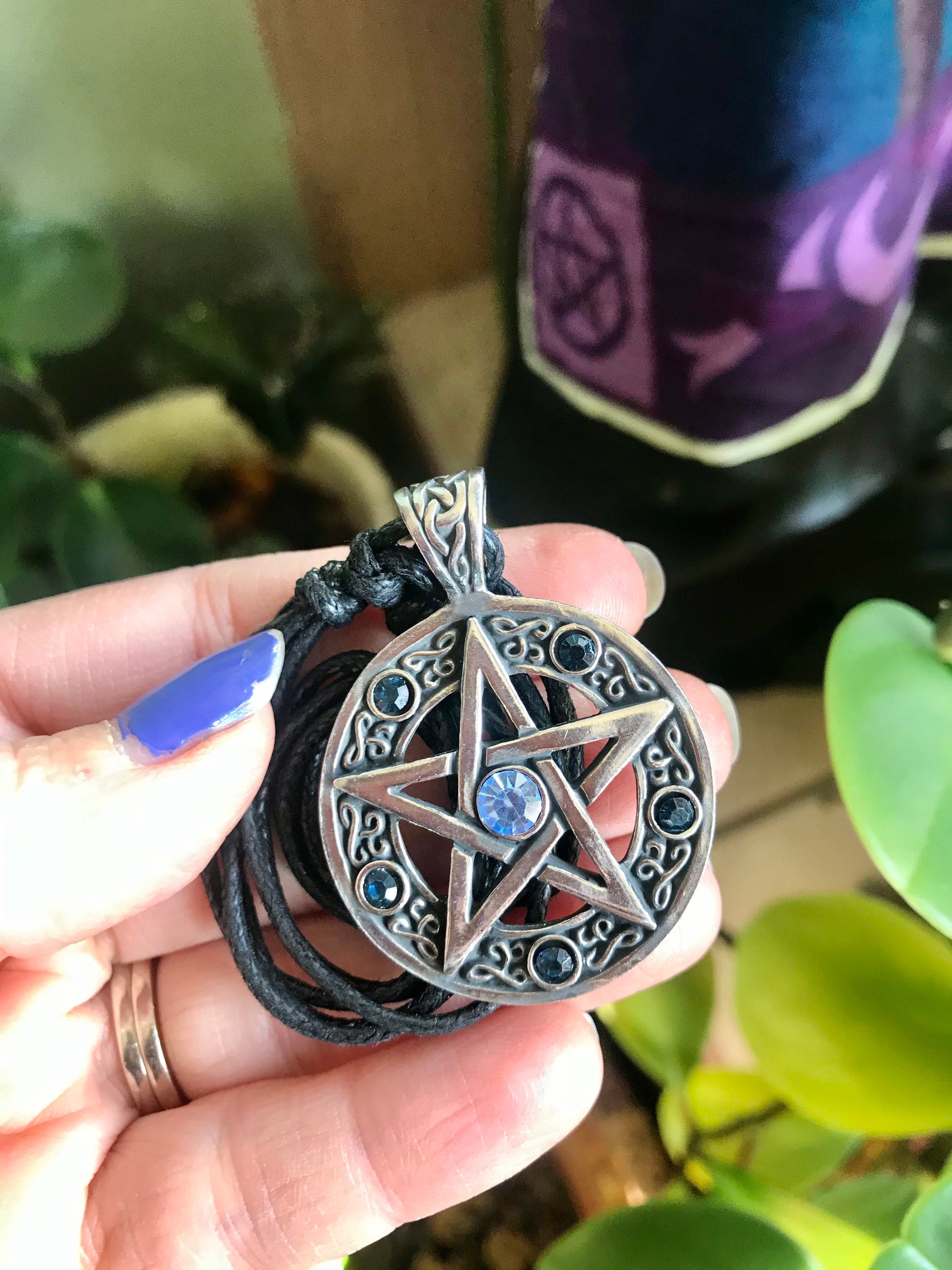 Pentacle Magick Amulet Blue Power - Etsy