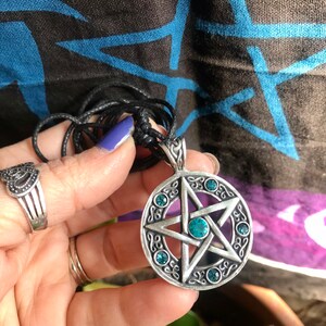 Pentacle Magick Amulet~ Sea-blue Power - Etsy
