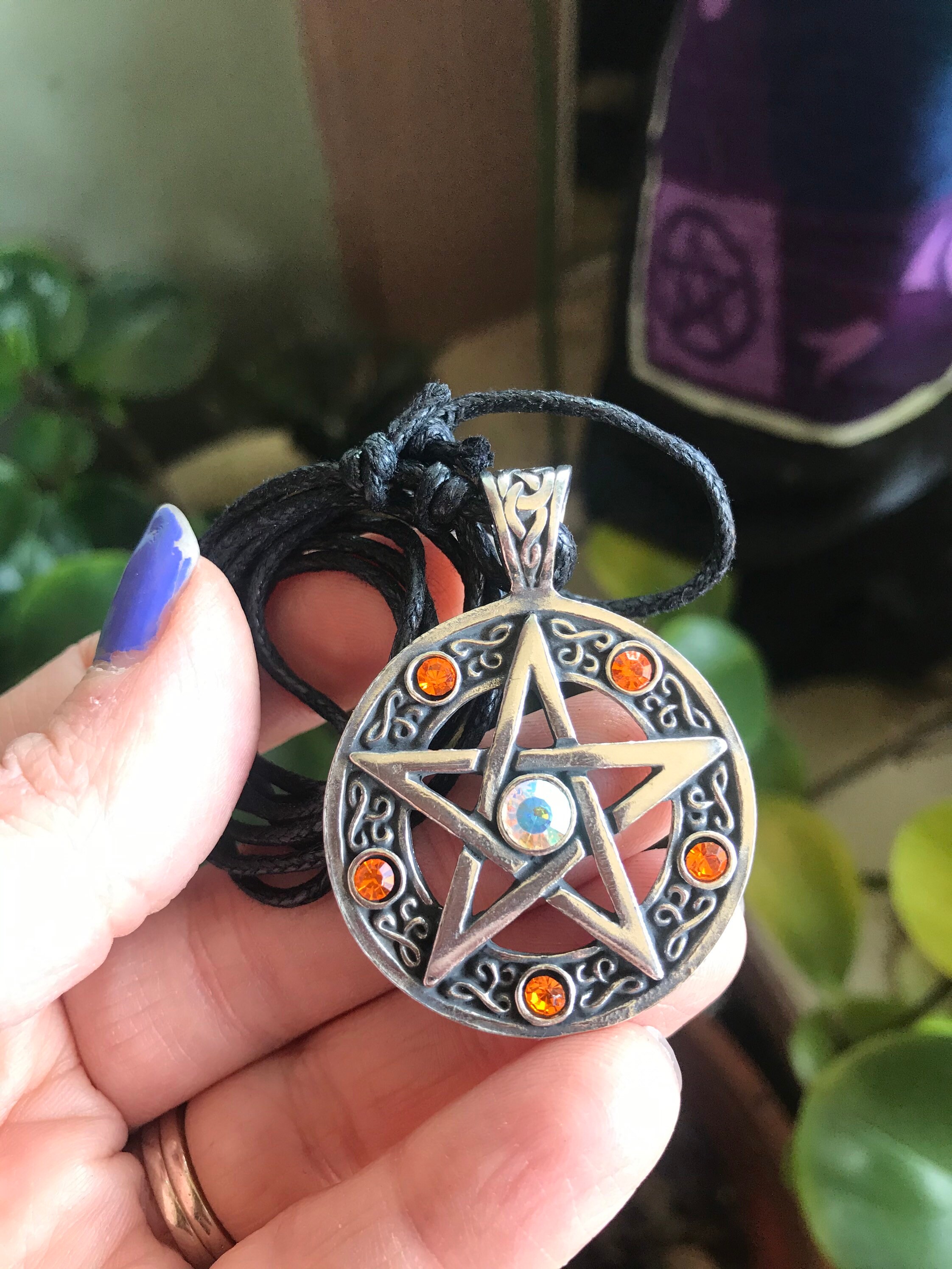 Pentacle Magick Amulet~orange Power - Etsy
