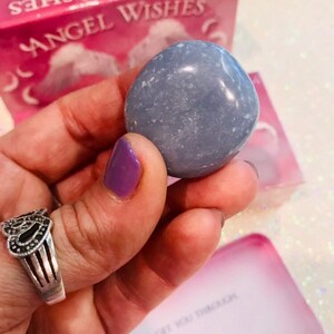Angel Wishes Guidance/oracle Cards Set~ With Angelite - Etsy