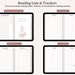 Digital Reading Journal, Reading Tracker, Planner, Goodnotes ...