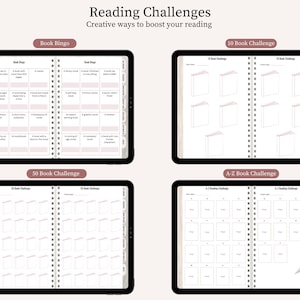 Digital Reading Journal, Reading Tracker, Planner, Goodnotes ...