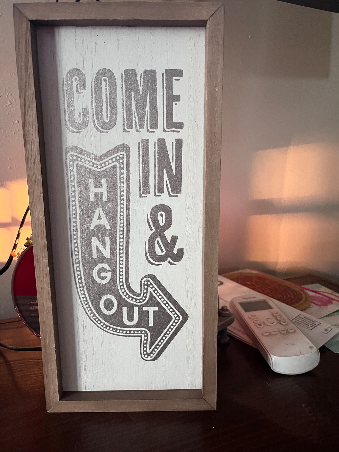 This Solid Wood Sign, Handpainted, “ Come on In”! Welcome to Home, She ...