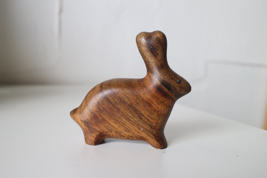 Hare Rabbit Wooden Toy Rabbit Play Toy Custom Name Personalization ...