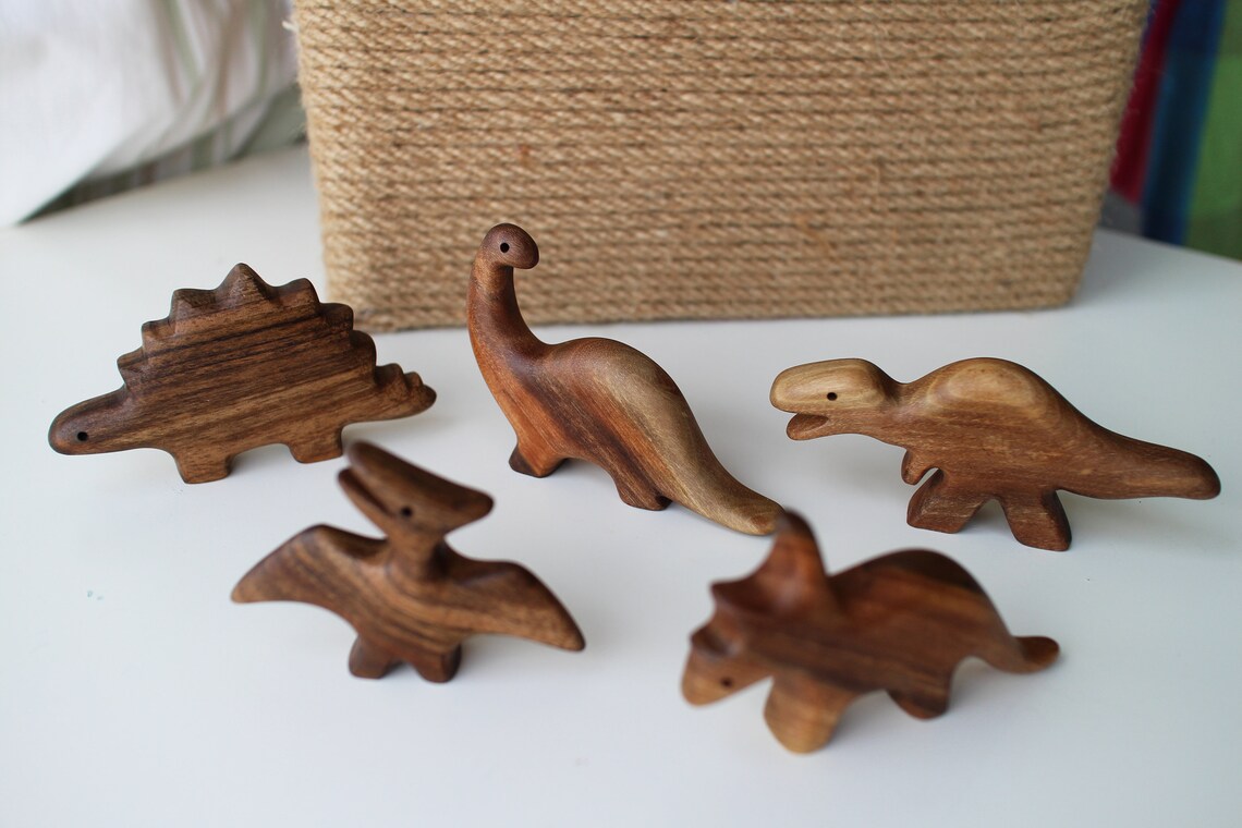 Diplodocus Dinosaur Wooden Toy Diplocaulus Dinosaur Custom | Etsy