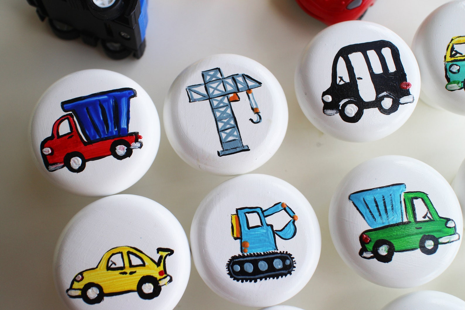 Transport Knobs Construction Truck Drawer Pulls Car Drawer | Etsy
