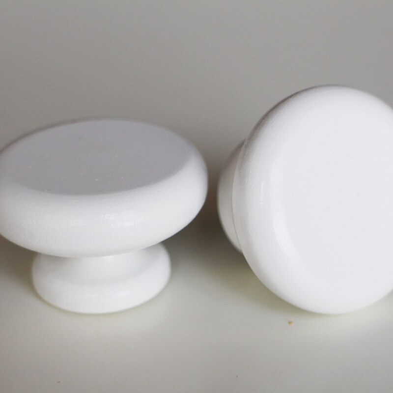 White Knobs - Etsy