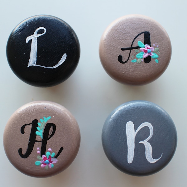 Letter Knobs - Etsy
