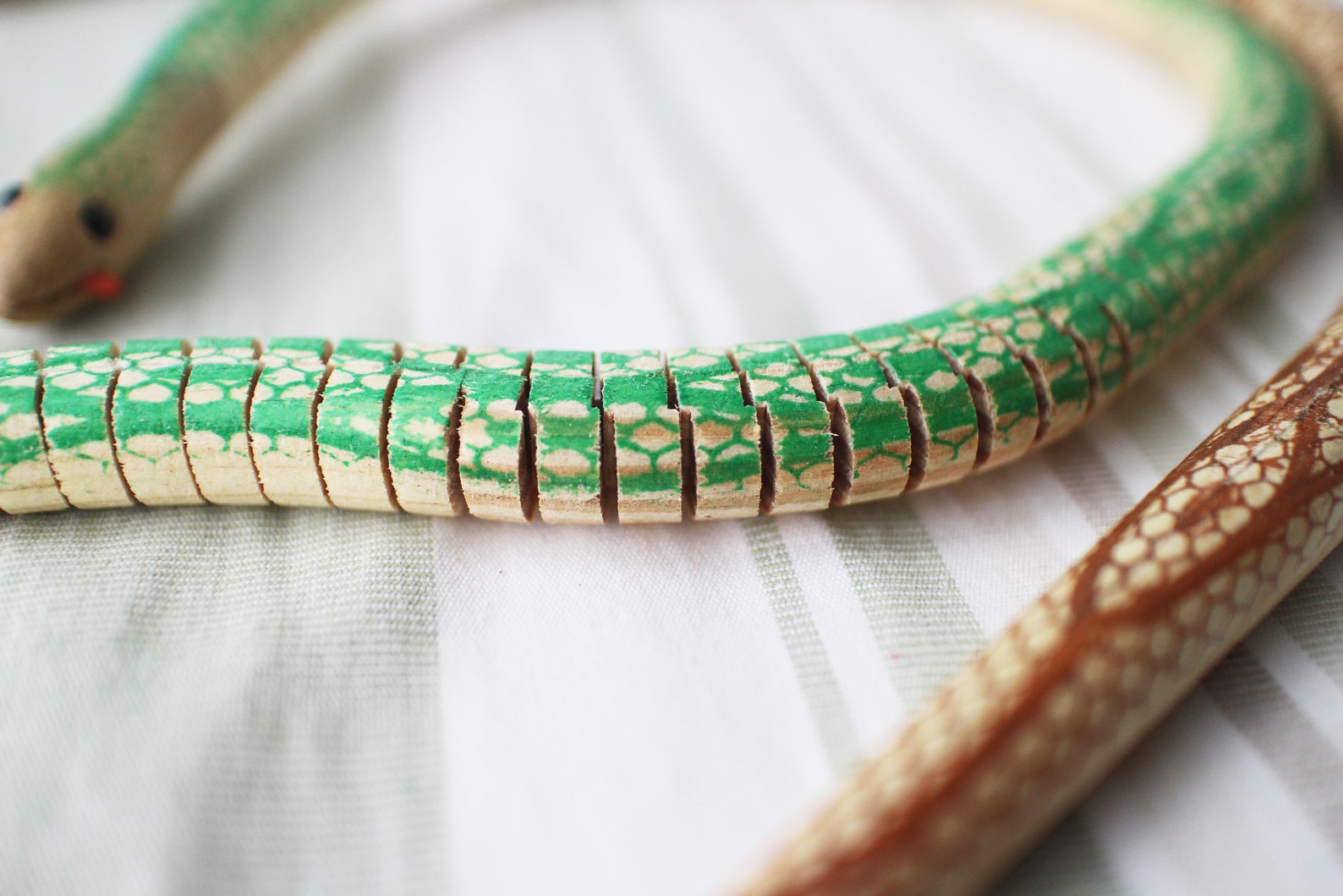 Flexible Wooden Snake Wood Snake Toy Snake Wooden Snake - Etsy