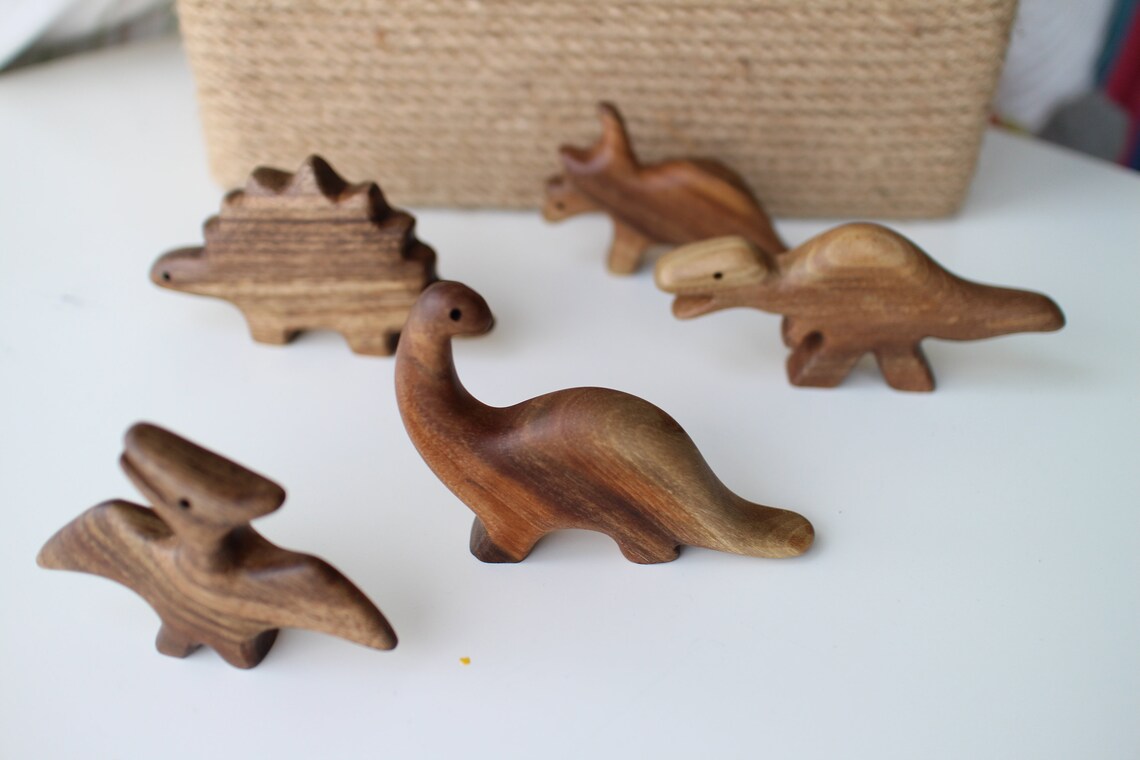 Diplodocus Dinosaur Wooden Toy Diplocaulus Dinosaur Custom | Etsy