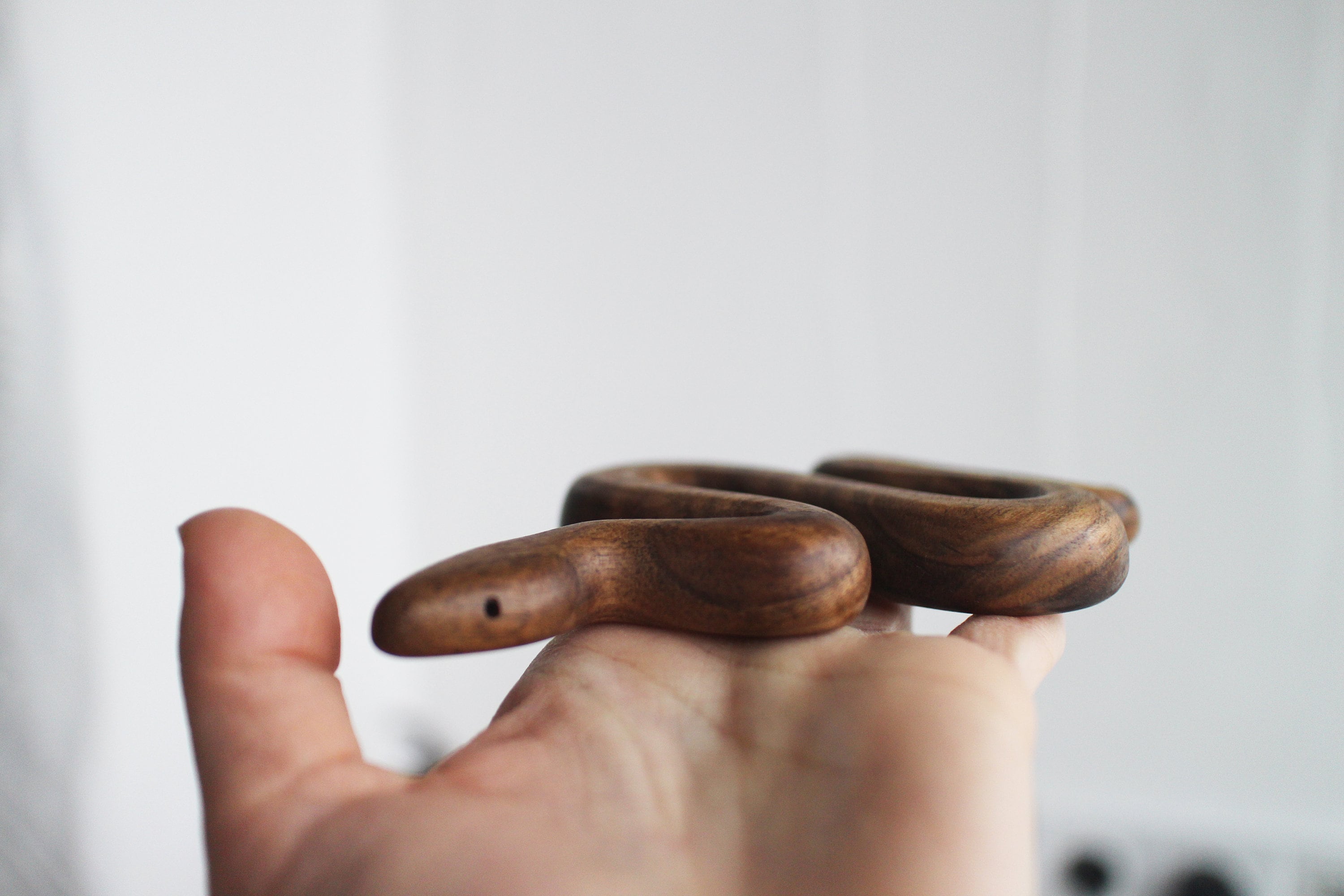 Wooden Snake Wood Snake custom name Personalization Toy | Etsy