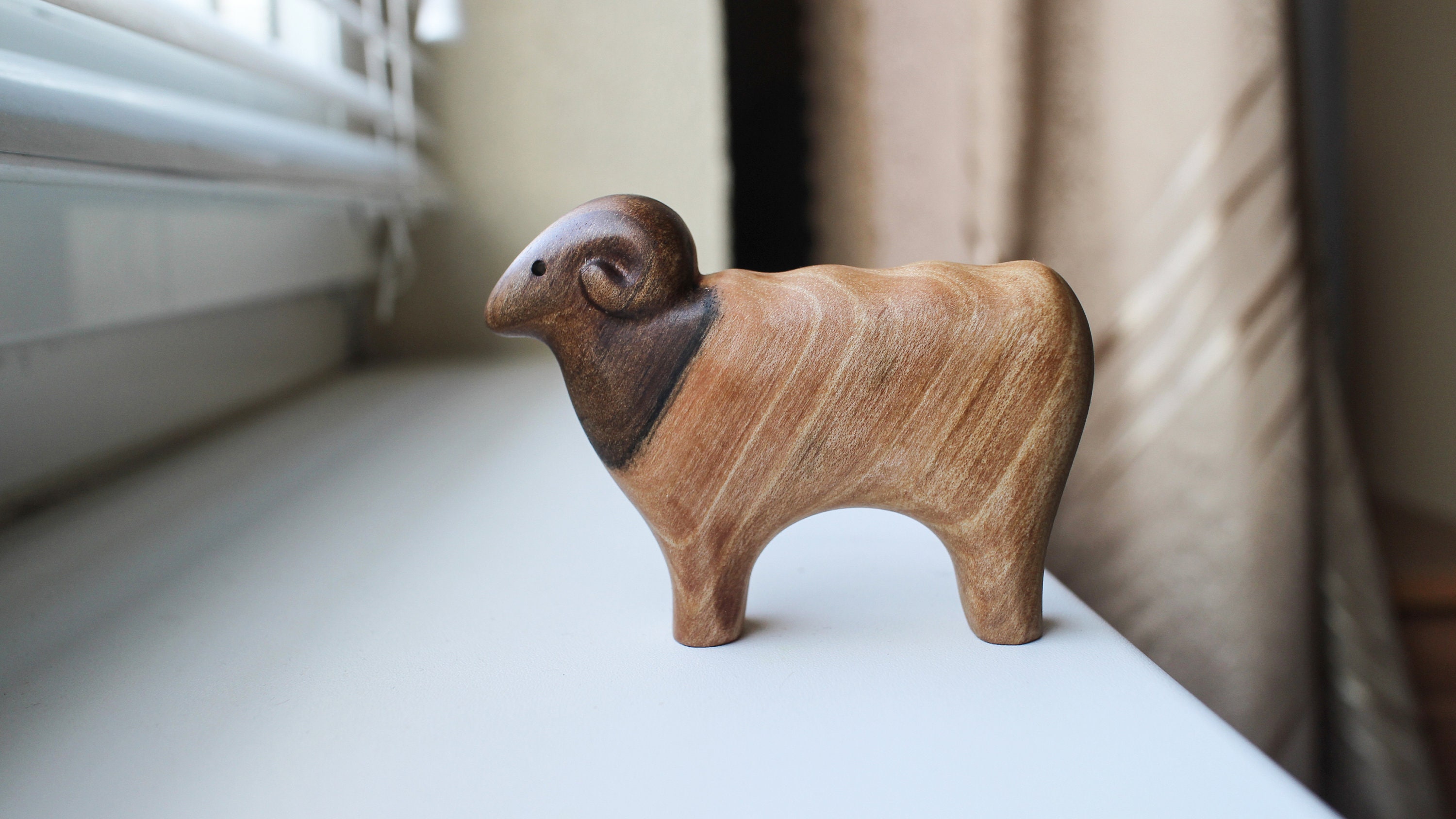 Sheep Wooden Toy Sheep Custom Name Sheep Play Toy Organic - Etsy