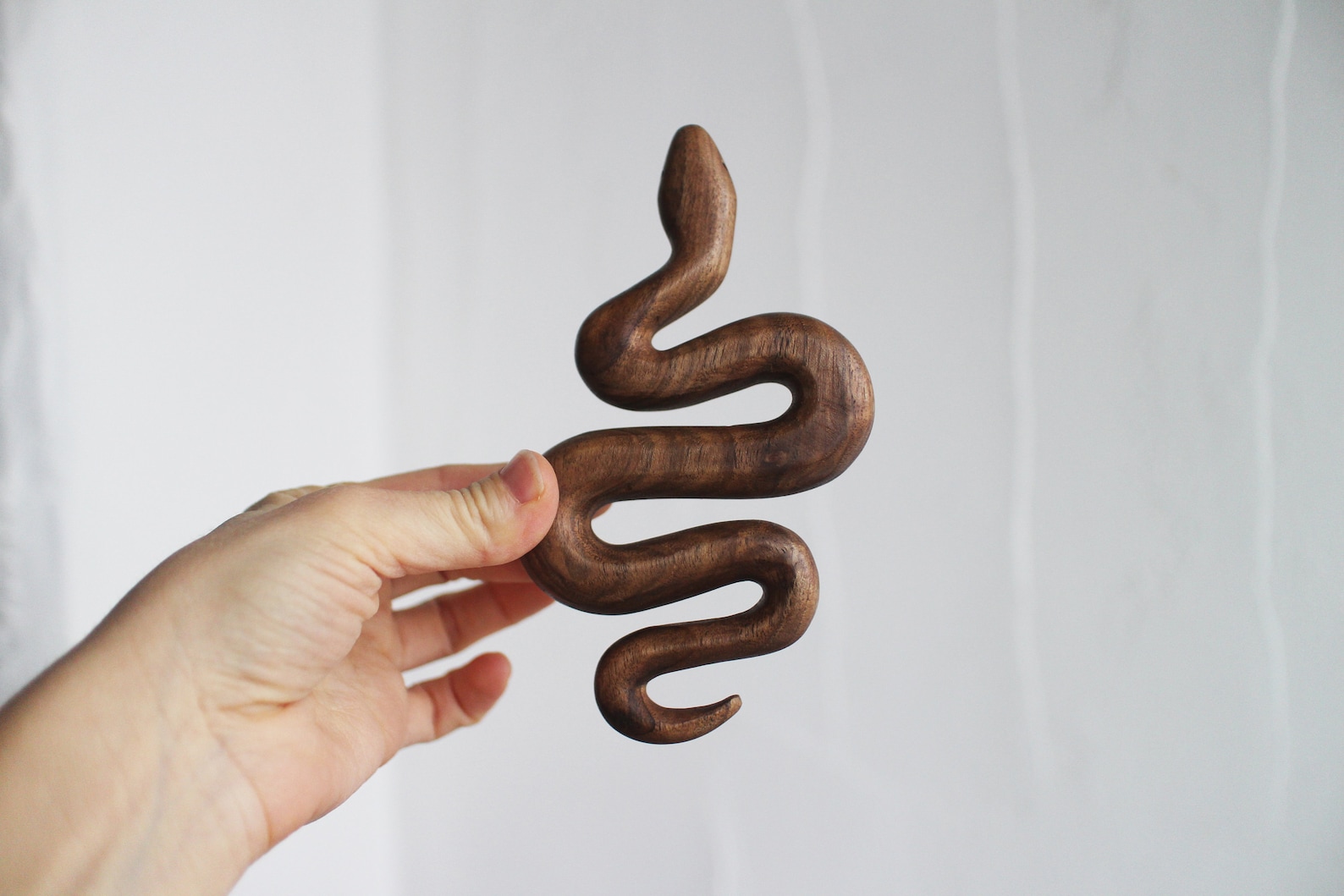 Wooden Snake Wood Snake custom name Personalization Toy | Etsy