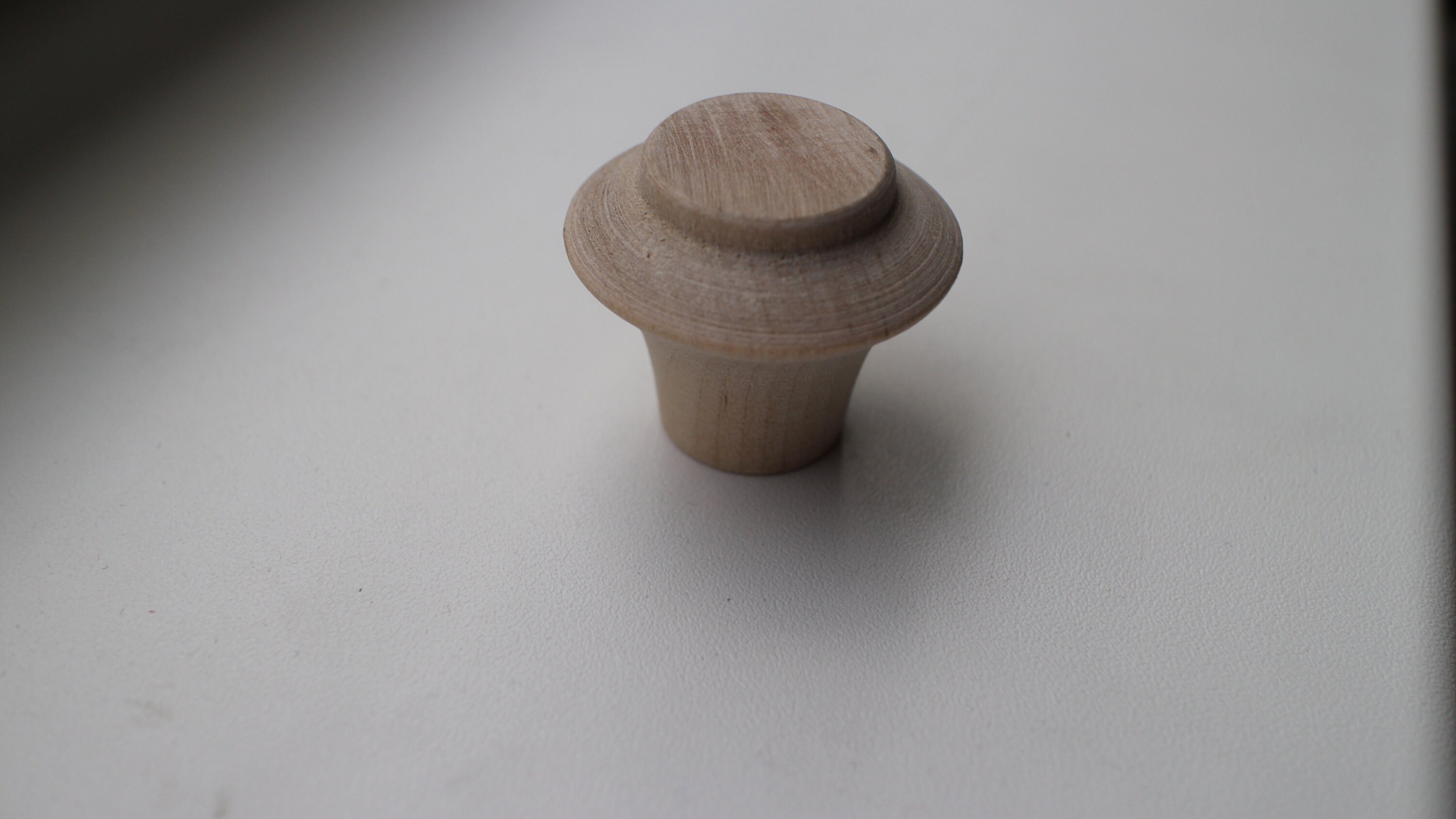 Solid Wood Knobs New and Unfinished Nature Wood Flat Door Knob - Etsy