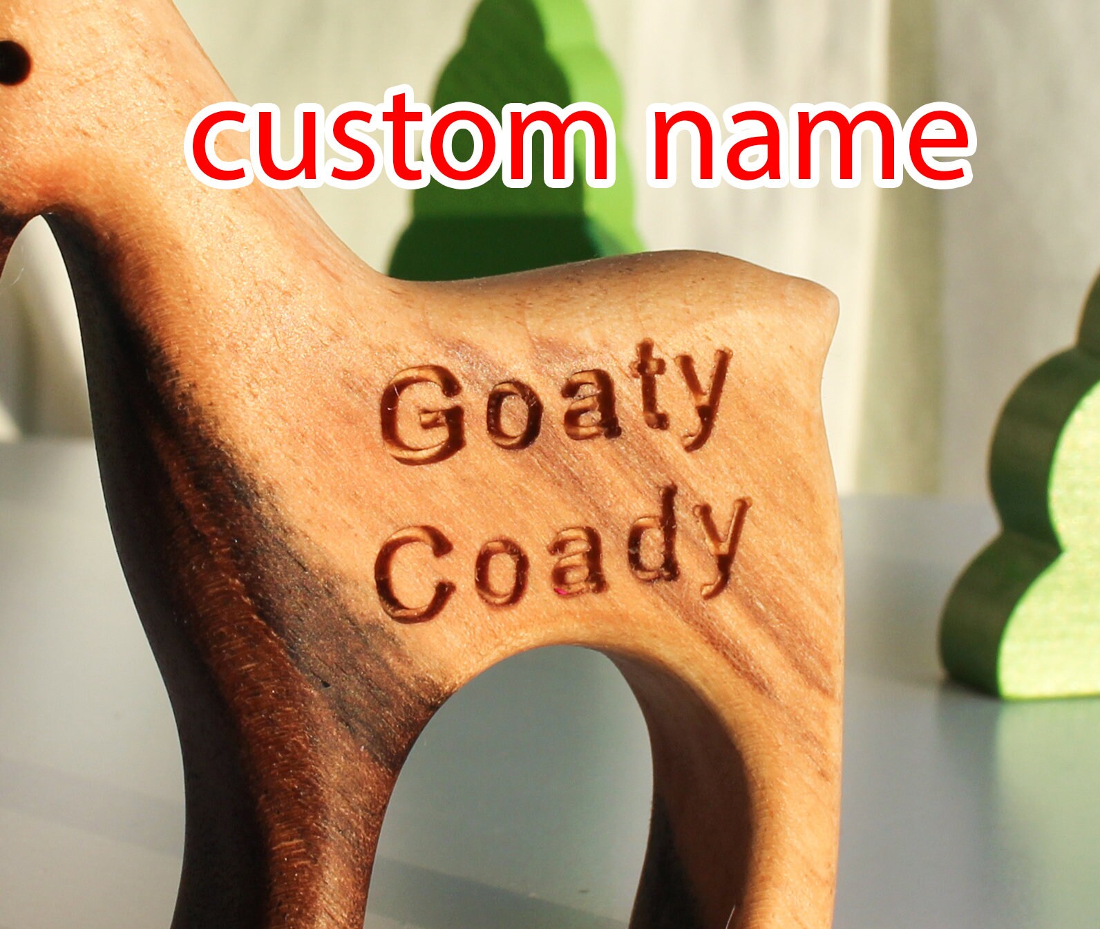 Diplodocus Dinosaur Wooden Toy Diplocaulus Dinosaur Custom | Etsy