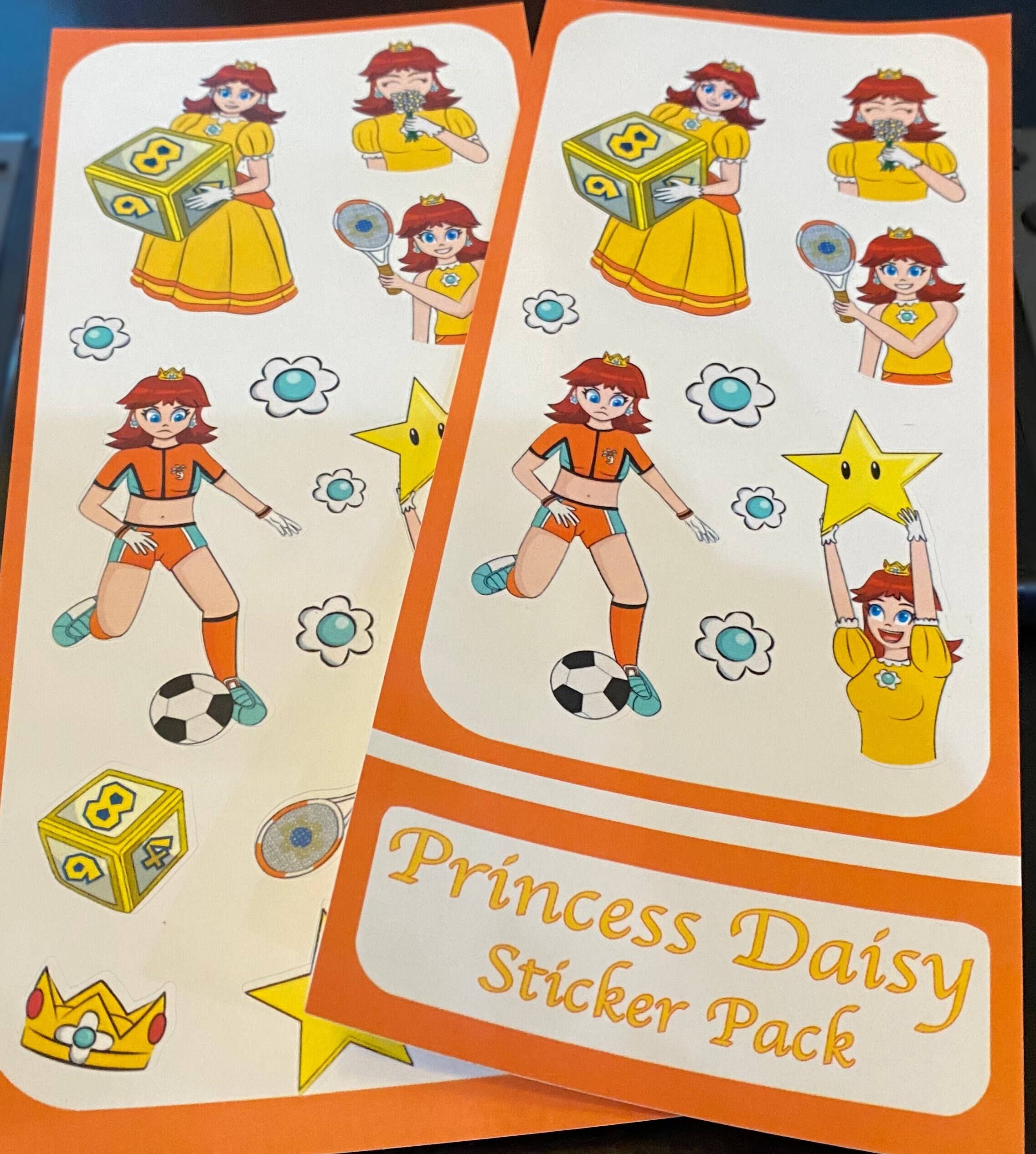 Princess Daisy Sticker Pack - Etsy