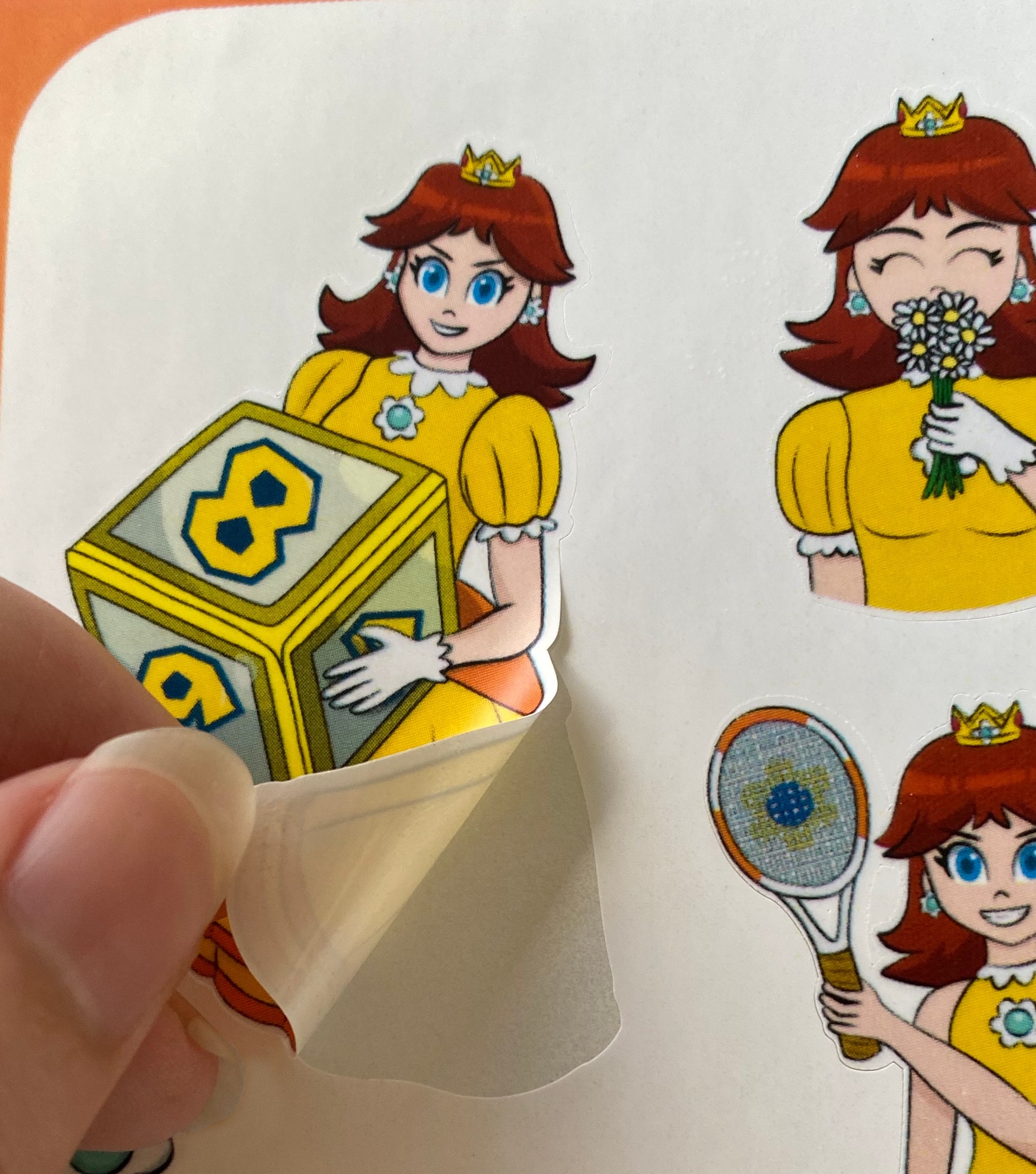 Princess Daisy Sticker Pack - Etsy