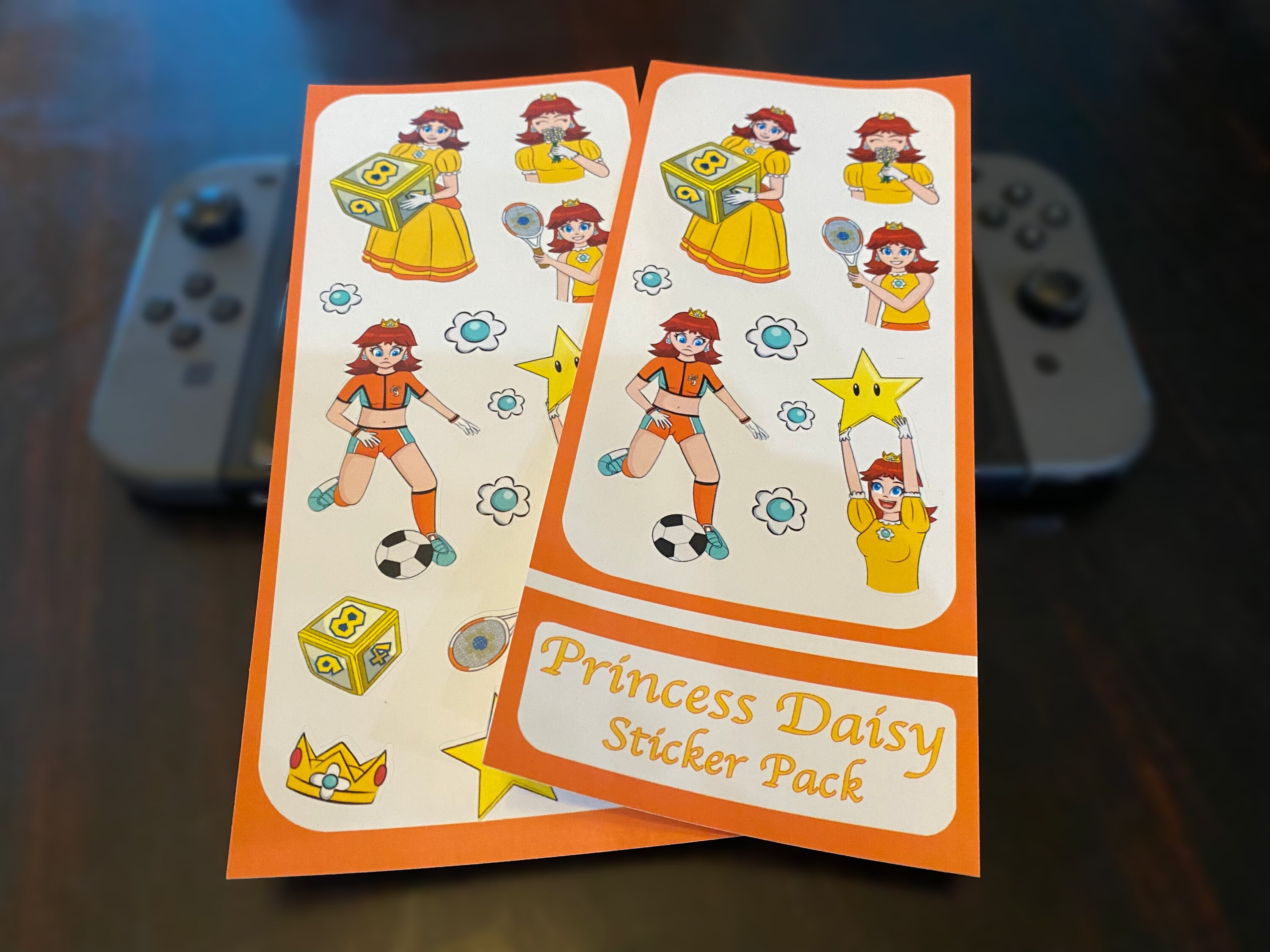 Princess Daisy Sticker Pack - Etsy