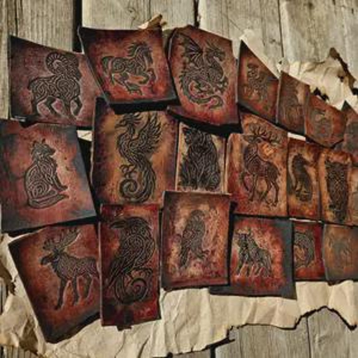 Custom Leather Stamp – Original Design Made to Order Personal Mark ...
