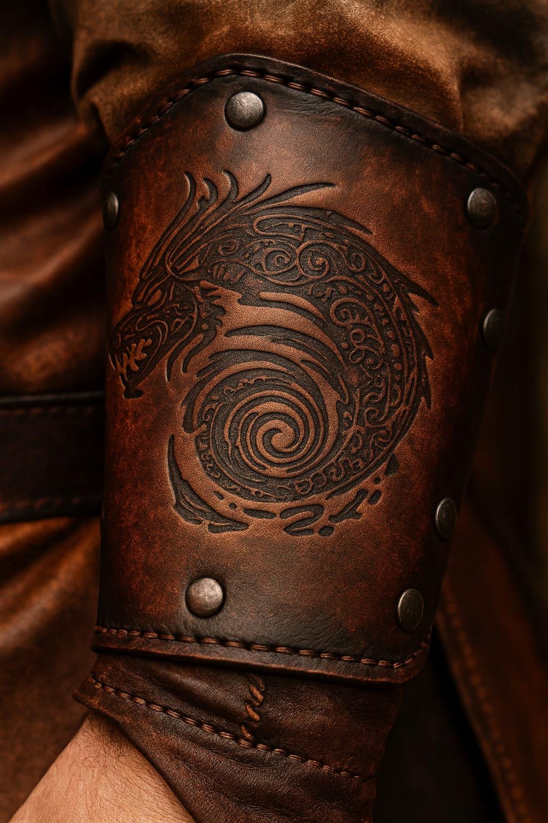 Dragon Leather Stamp – Fantasy 4x4 Tool for Cosplay, LARP, Armor ...
