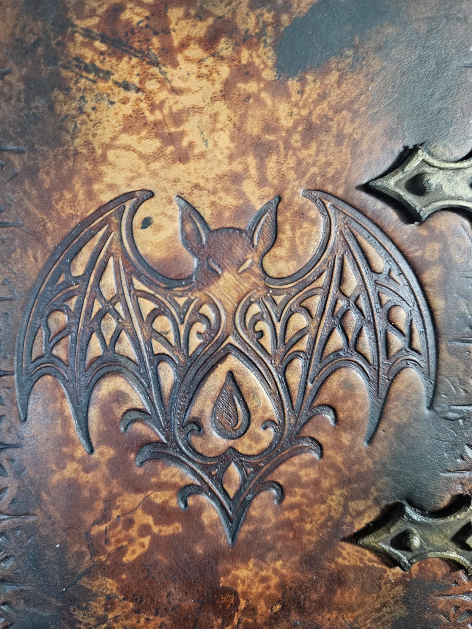 Gothic Filigree Bat Stamp, Leather Work Stamp, Embossing - Etsy